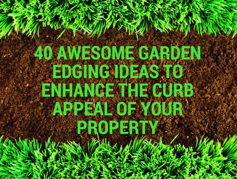 40 Awesome Garden Edging Ideas To Enhance The Curb Appeal Of Your ...